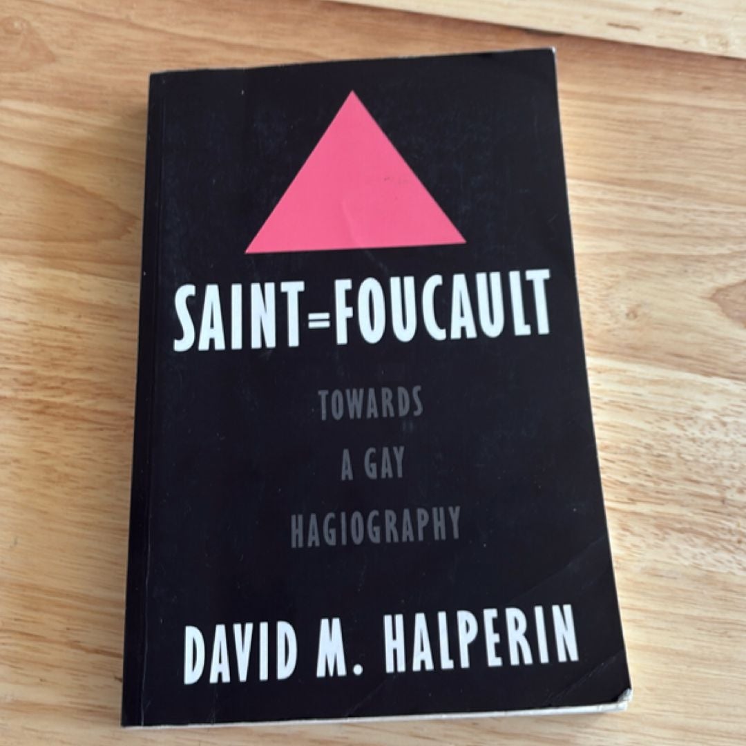 Saint Foucault by David M. Halperin, Paperback | Pangobooks