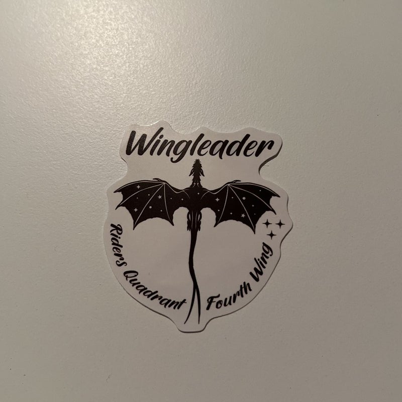 Fourth Wing sticker by Rebecca Yarros, Paperback | Pangobooks