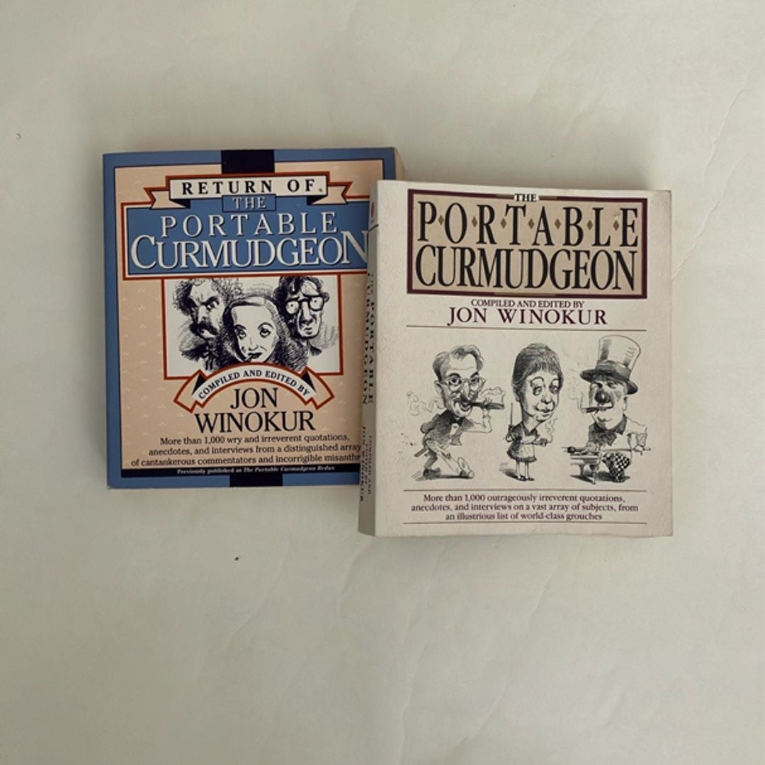 Portable Curmudgeon Bundle Paperback by Jon Winokur, Paperback | Pangobooks