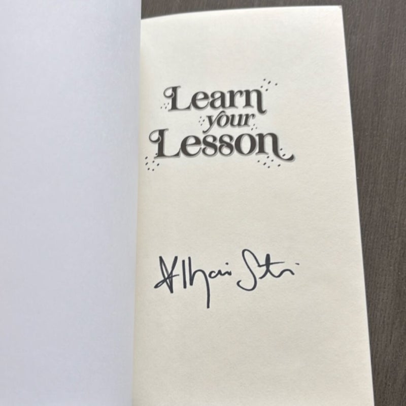 Learn Your Lesson: Special Edition by Kandi Steiner