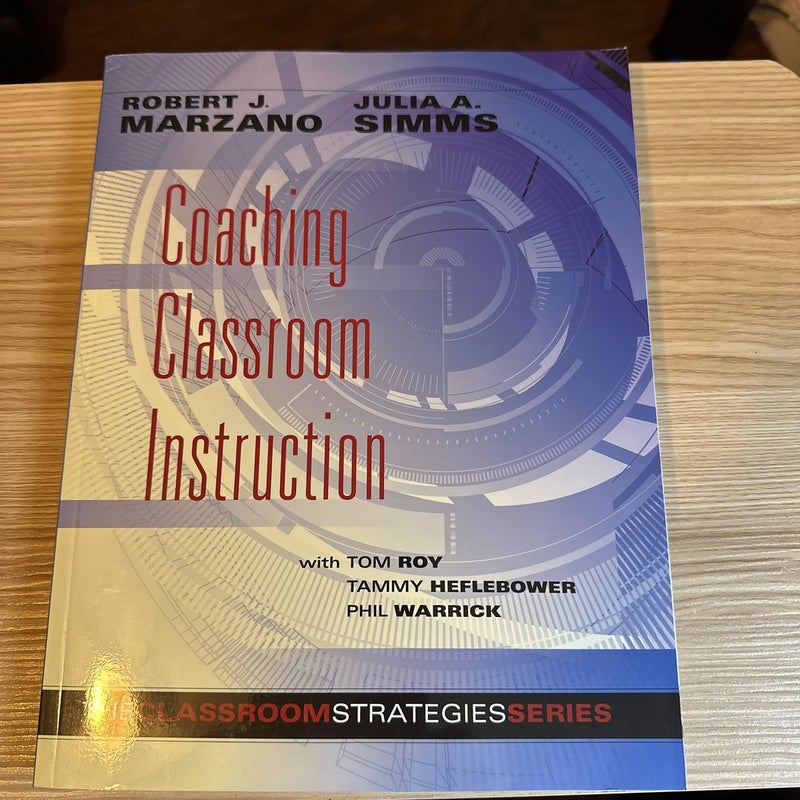 Coaching Classroom Instruction by Robert J. Marzano, Paperback | Pangobooks
