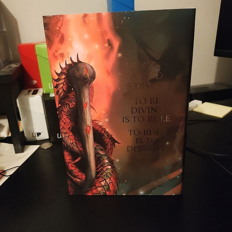 To Cage A God (Illumicrate) by Elizabeth May, Hardcover | Pangobooks