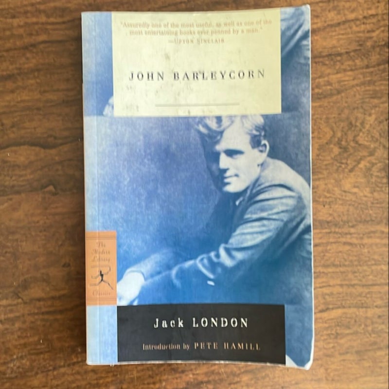John Barleycorn by Jack. London, Pete Hamill