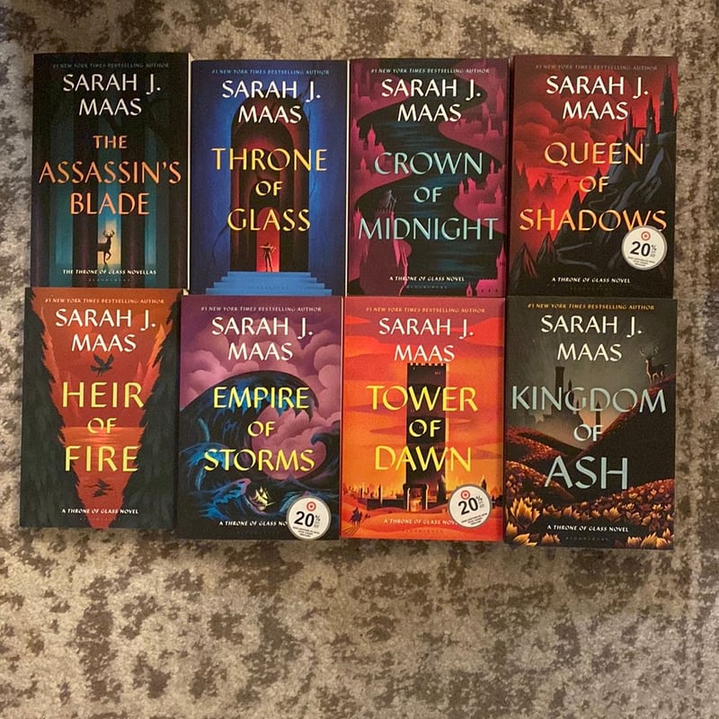 Throne of Glass Series Collection 8-Book Set by Sarah J. Maas by Sarah ...