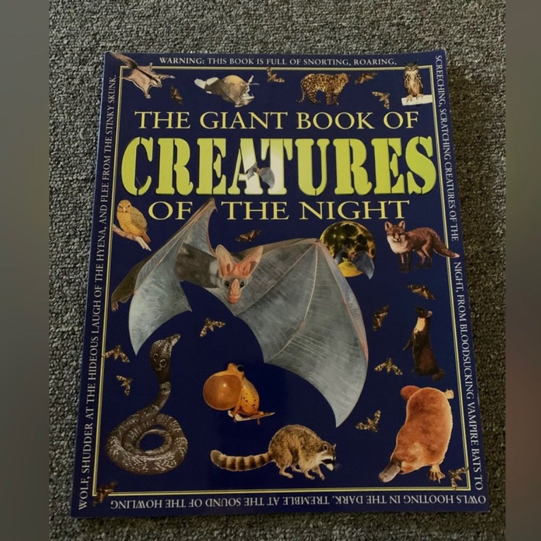 The giant book of creatures in the night by Jim pipe, Hardcover ...