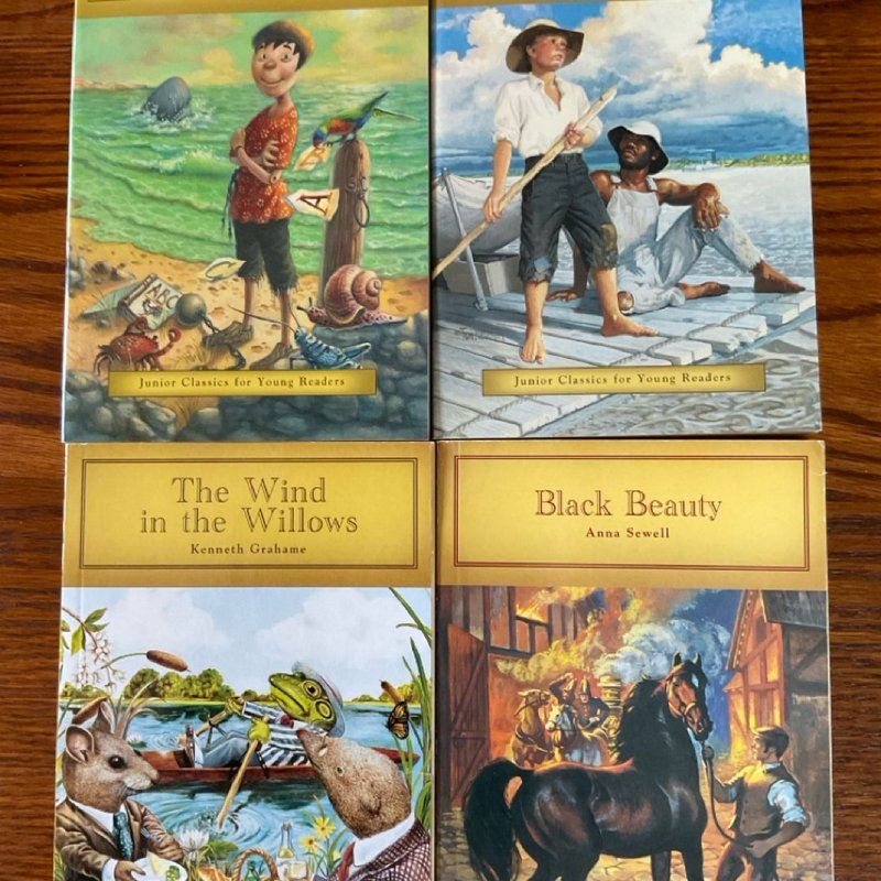 Junior classics for young readers (bundle) Treasure Island, Pinocchio ...