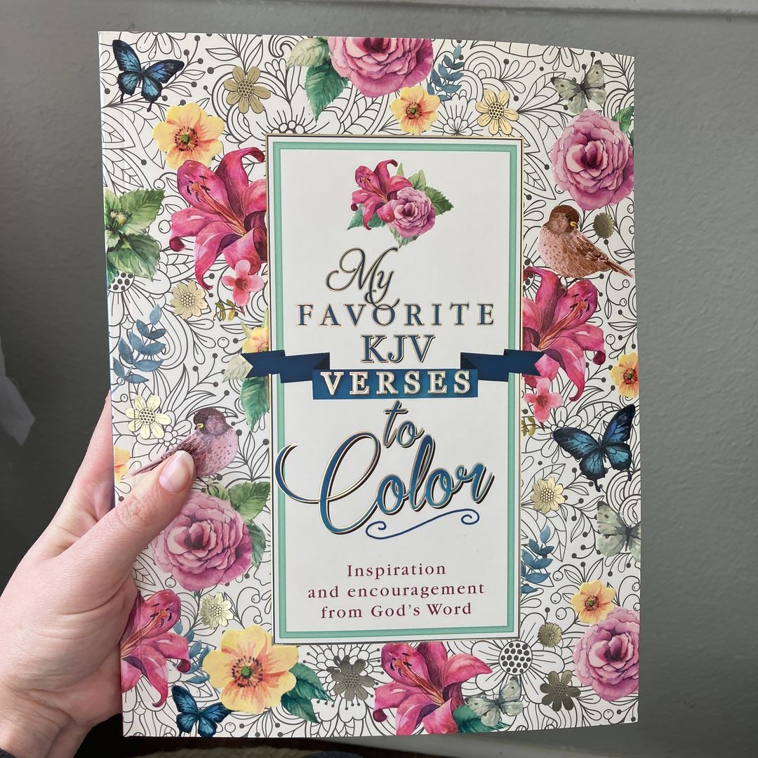 Coloring Book My Favorite KJV Verses by Christian Art Publishers