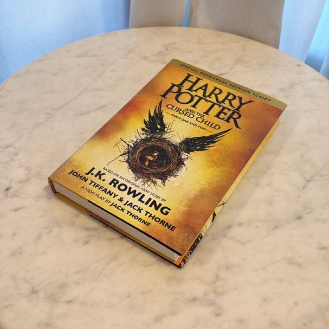Harry Potter and the Cursed Child Parts One and Two (Special Rehearsal Edition Script) by J. K ...