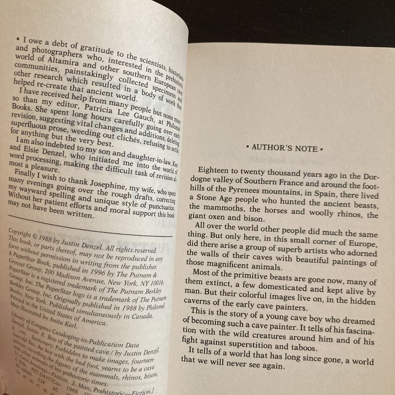 The Boy of the Painted Cave by Justin Denzel