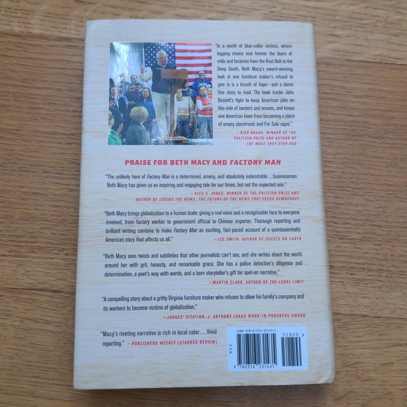 Factory Man by Beth Macy, Hardcover | Pangobooks