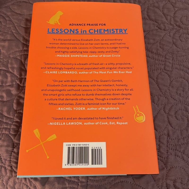 Lessons in Chemistry Barnes and Noble edition by Bonnie Garmus ...