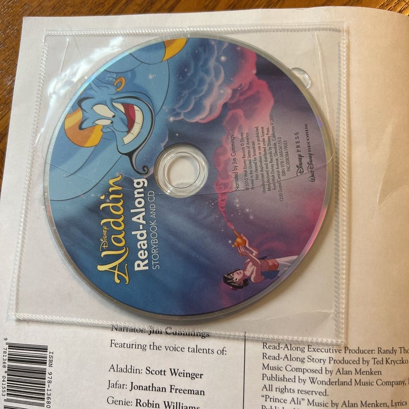 Aladdin Read-Along Storybook and CD by Disney Books, Paperback | Pangobooks