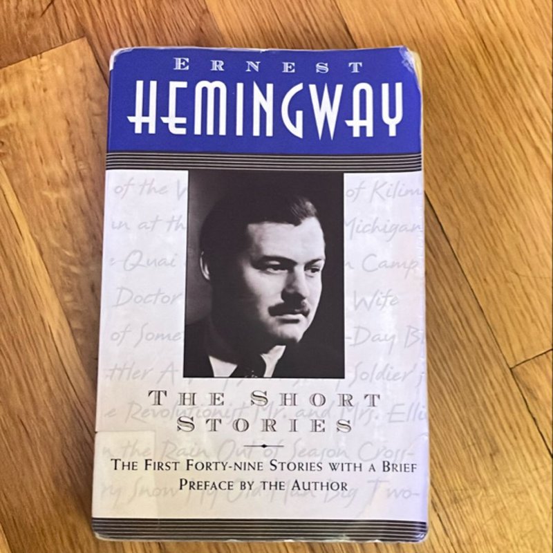 The Short Stories of Ernest Hemingway by Ernest Hemingway, Paperback ...