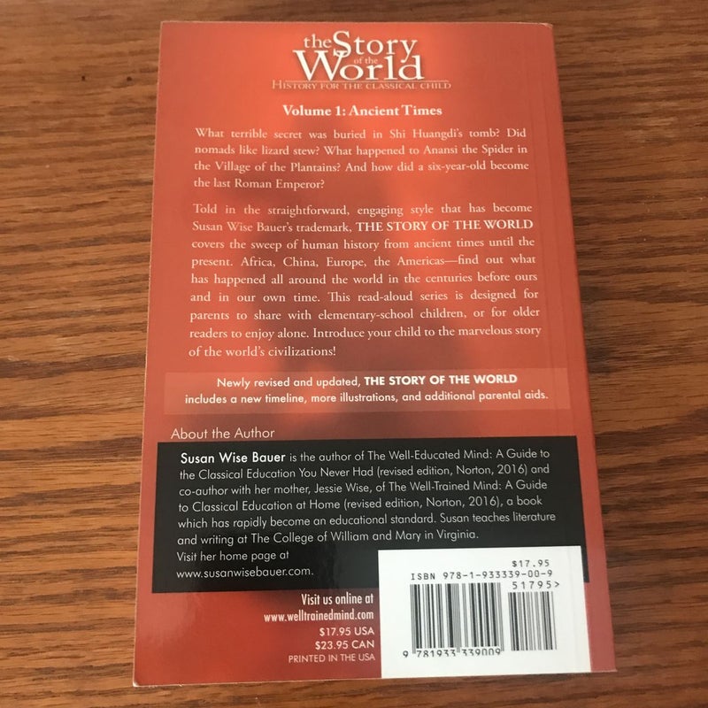 Story of the World #1 Ancient Times Revised by Susan Wise Bauer