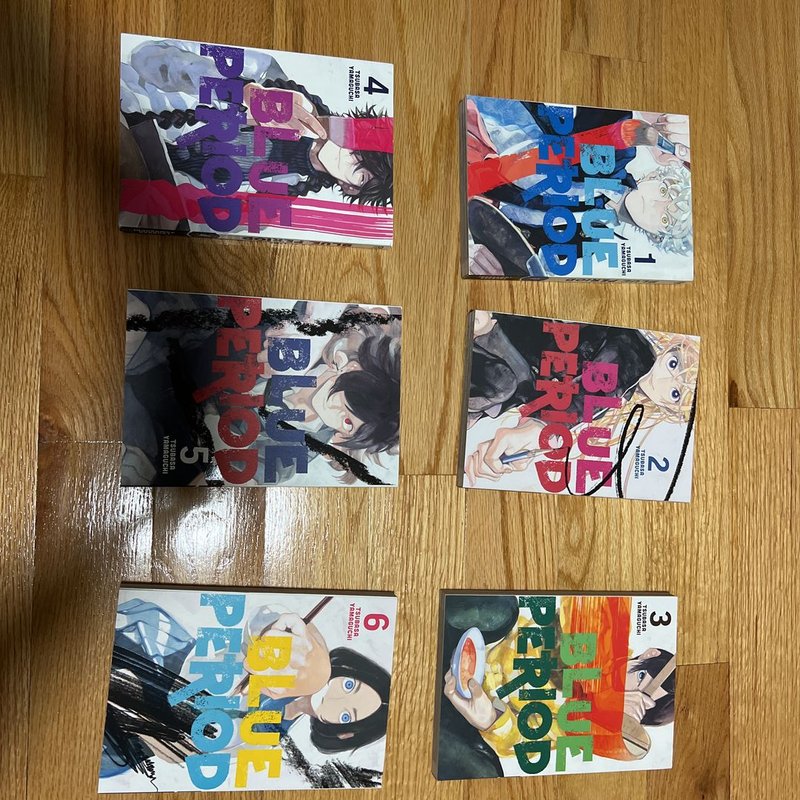 Blue period Vol. 1-6 by Tsubasa Yamaguchi, Paperback | Pangobooks