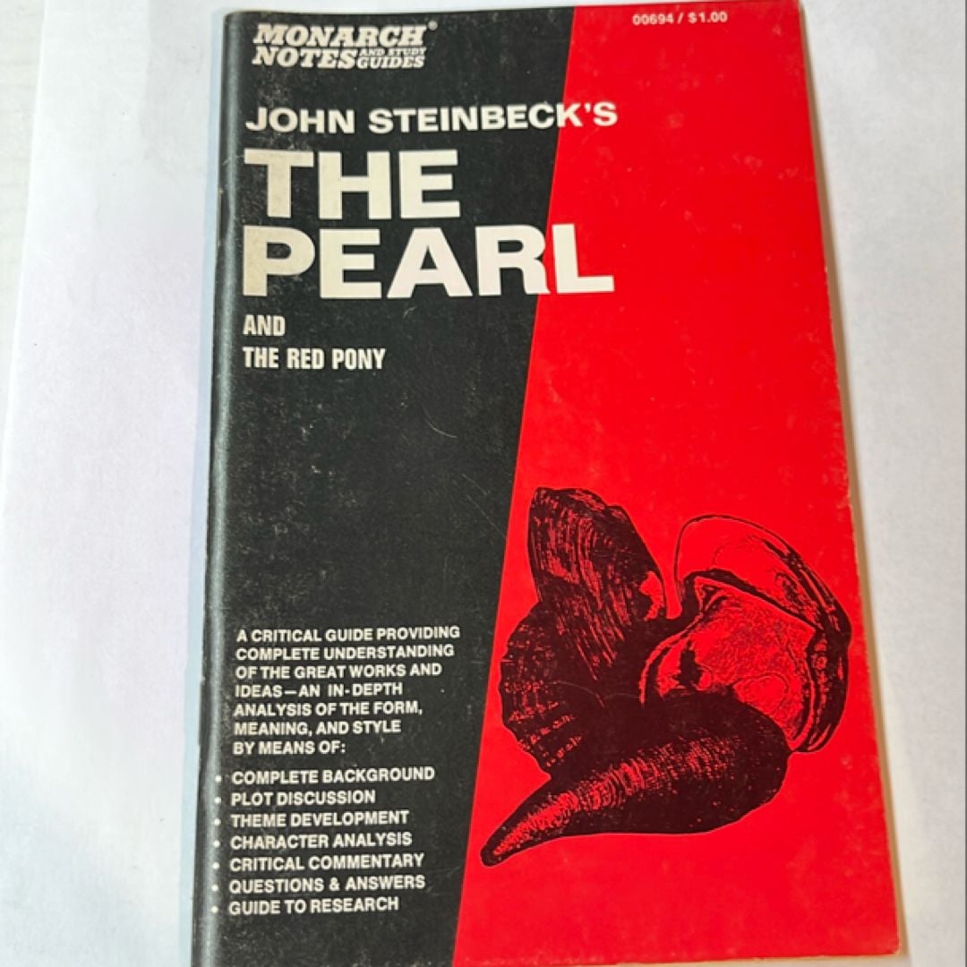 Cliff Notes - The Pearl and The Red Pony by John Steinbeck, Paperback ...
