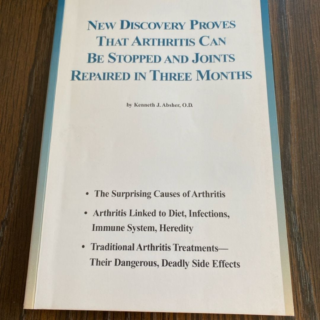 New Discovery Proves That Arthritis Can Be Stopped and Joints Repaired ...