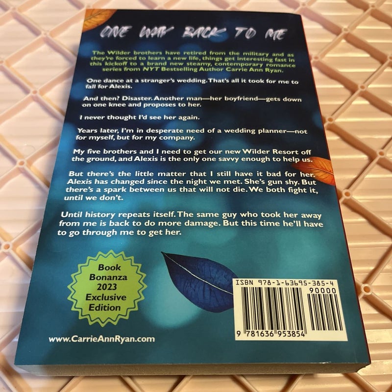 One Way Back to Me - Book Bonanza Edition by Carrie Ann Ryan, Paperback ...