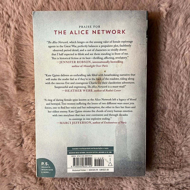 The Alice Network by Kate Quinn, Paperback | Pangobooks