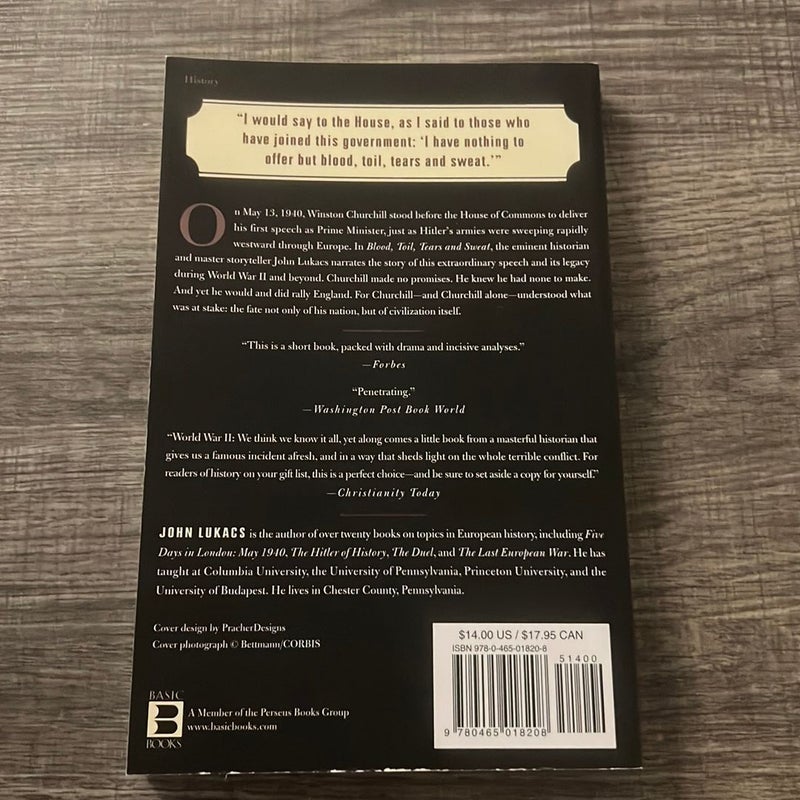 Blood, Toil, Tears, and Sweat by John R. Lukacs, Paperback | Pangobooks