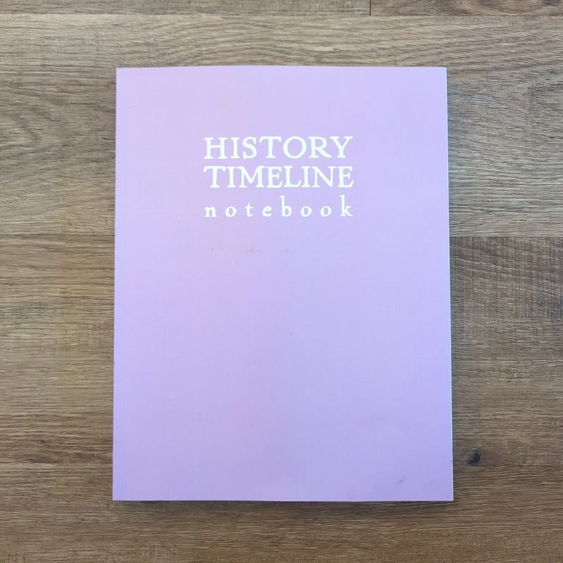 History Timeline Notebook by Megan Van Sipe