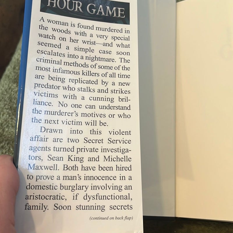 Hour Game *large print by David Baldacci, Hardcover | Pangobooks