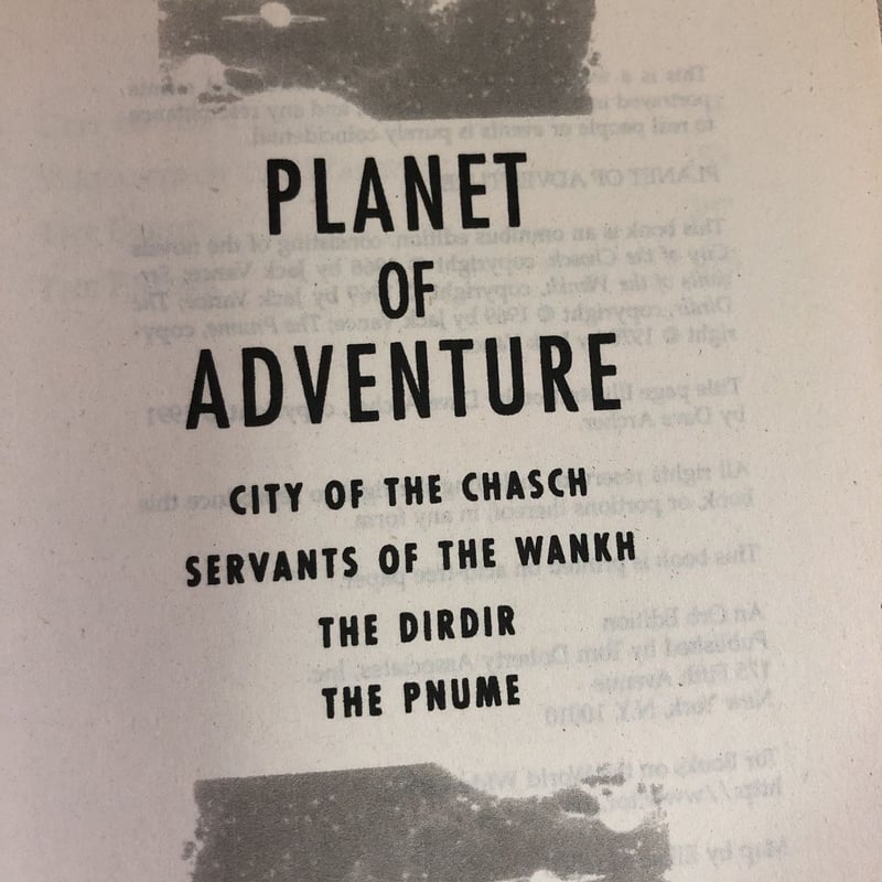 Planet of Adventure