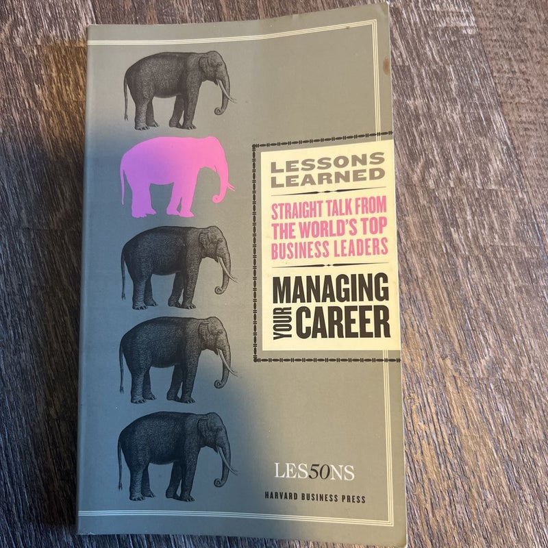Managing Your Career by Fifty Lessons, Paperback | Pangobooks Managing Your Career by Fifty Lessons, Paperback | Pangobooks