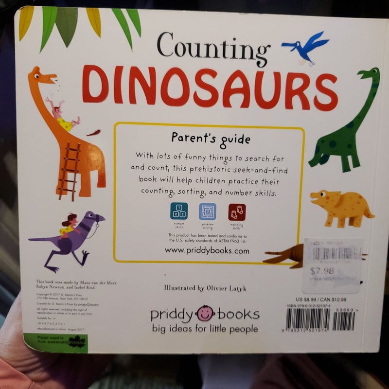 Counting Collection: Counting Dinosaurs by Roger Priddy, Hardcover ...