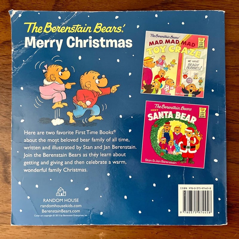 The Berenstain Bears Merry Christmas by Jan & Stan Berenstain ...