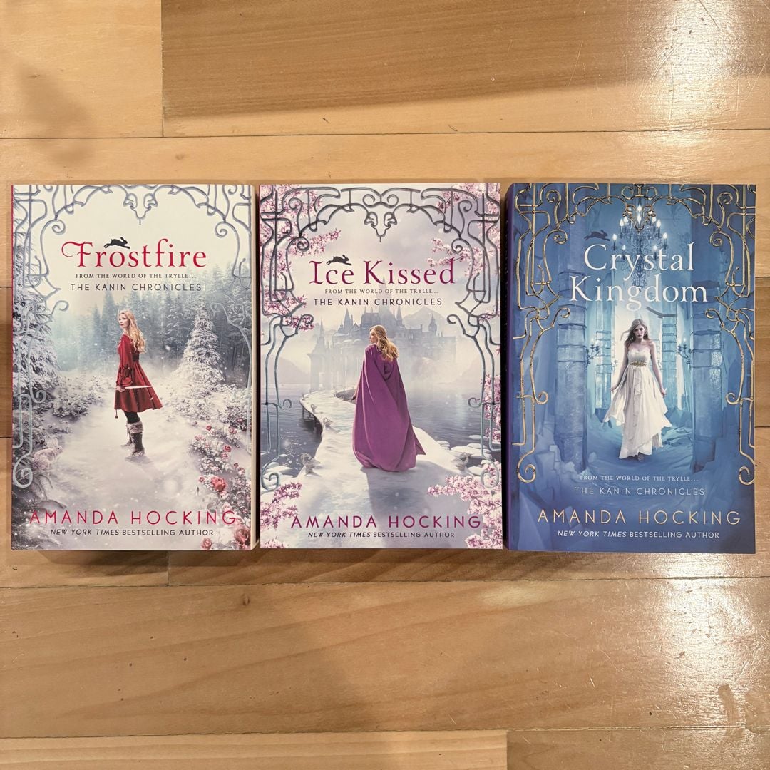 Frostfire, Ice Kissed, Crystal Kingdom (set of 3) by Amanda Hocking ...