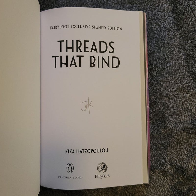 Threads That Bind by Kika Hatzopoulou, Hardcover | Pangobooks