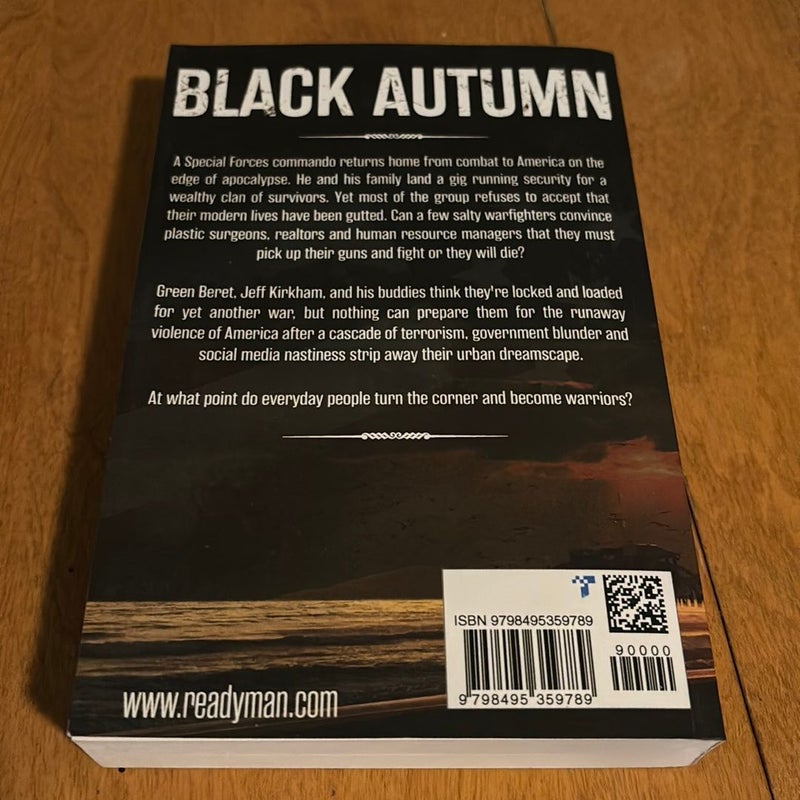 Black Autumn by Jeff Kirkham, Paperback | Pangobooks