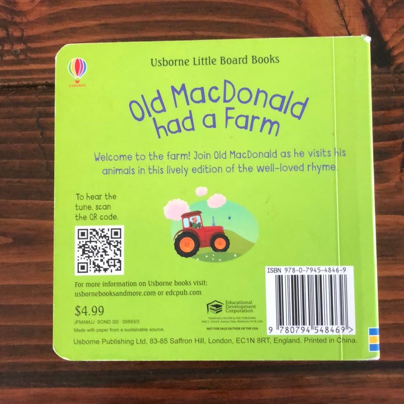 Old MacDonald had a Farm by , Hardcover | Pangobooks