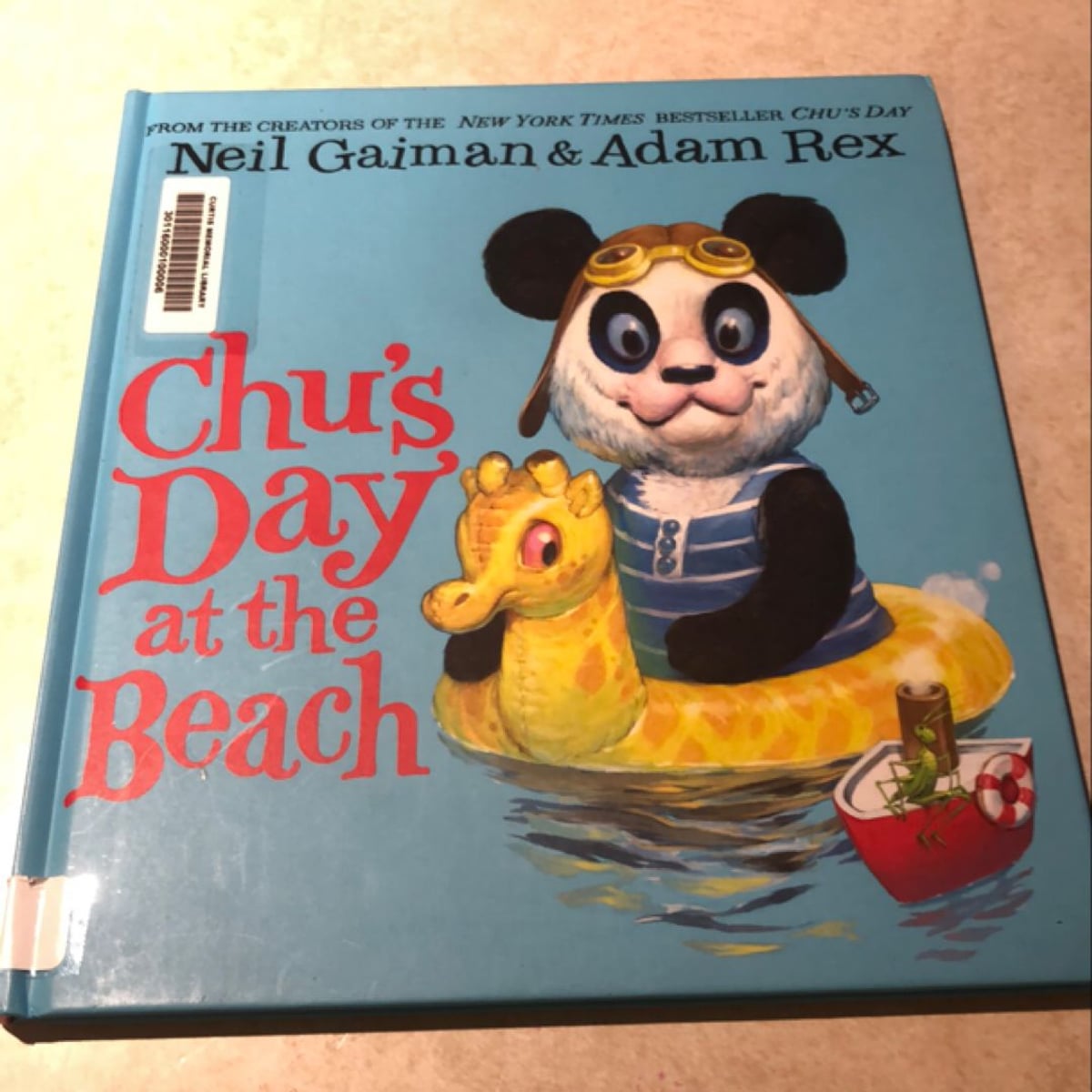 Chu's Day at the Beach Board Book by Neil Gaiman