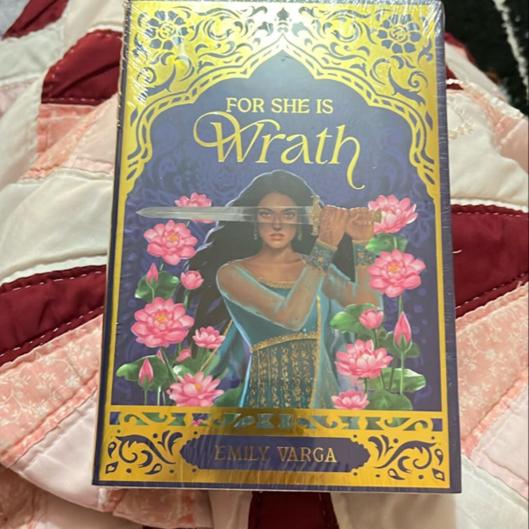 OwlCrate: For She is Wrath by Emily Varga, Hardcover | Pangobooks