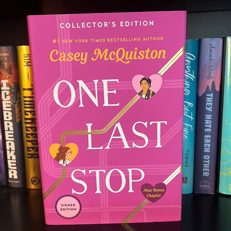 One Last Stop: Collector's Edition SIGNED by Casey McQuiston