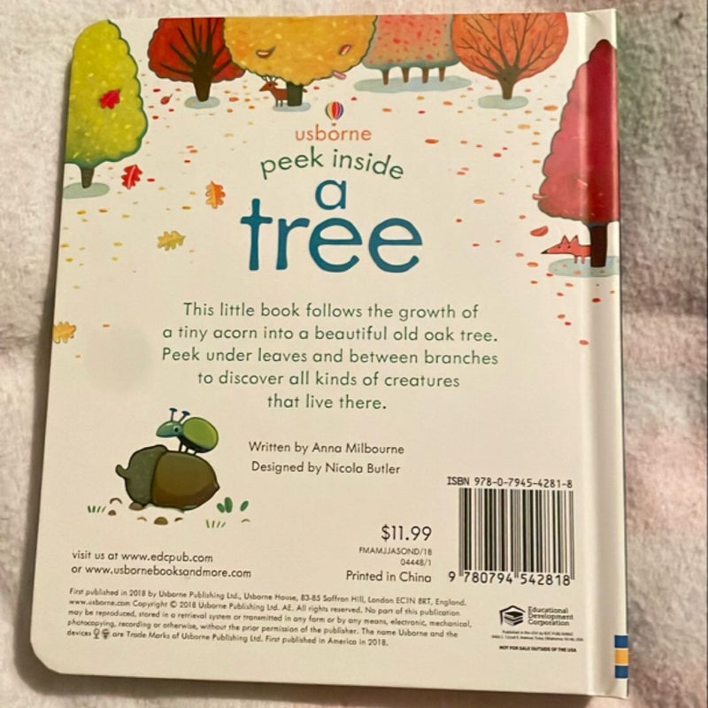 Peek Inside a Tree by Anna Milbourne