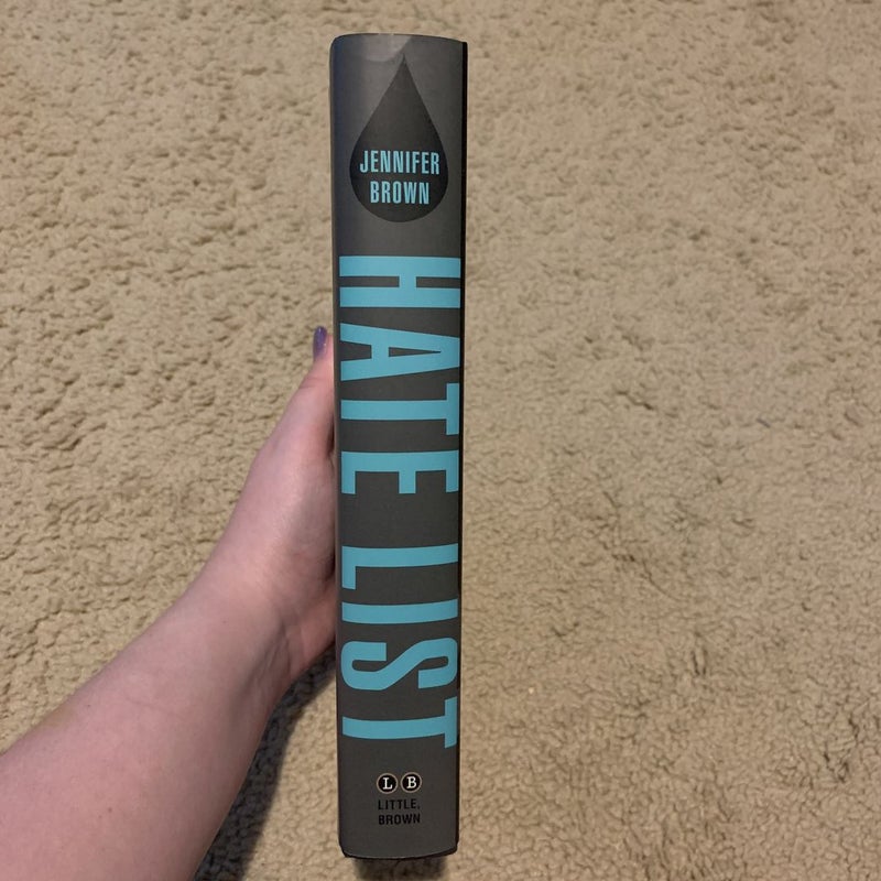 Hate List by Jennifer Brown, Hardcover | Pangobooks