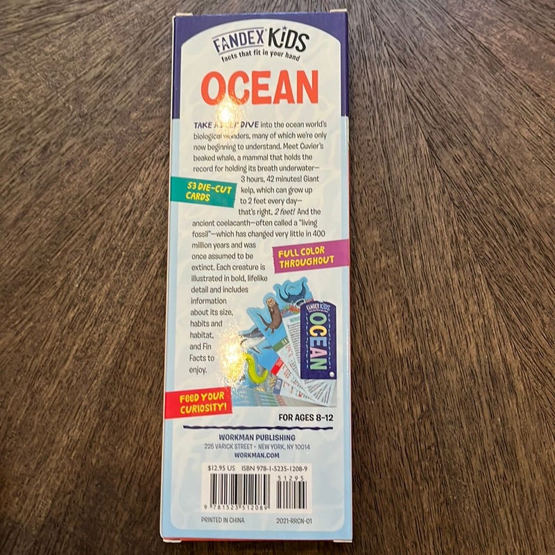 Fandex Kids: Ocean by Workman Publishing, Paperback | Pangobooks