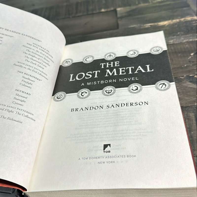 The Lost Metal (1st ed 1st printing) by , Hardcover | Pangobooks
