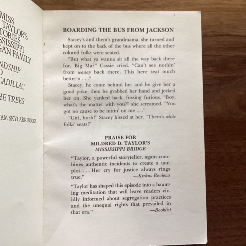 Mississippi Bridge by Mildred D. Taylor