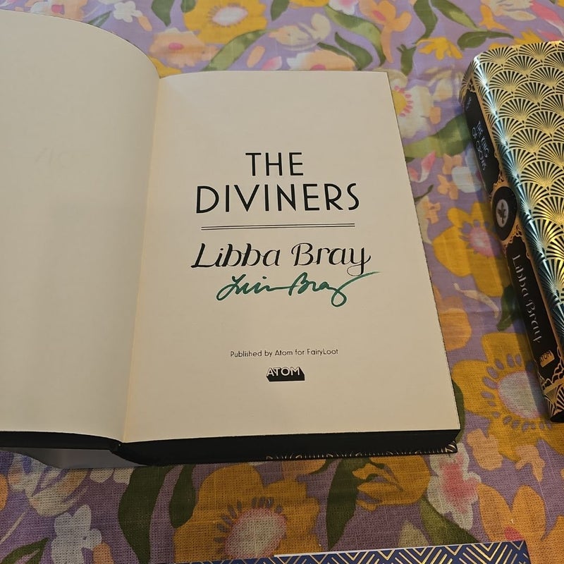 Fairyloot set The Diviners series by Libba Bray, Hardcover | Pangobooks