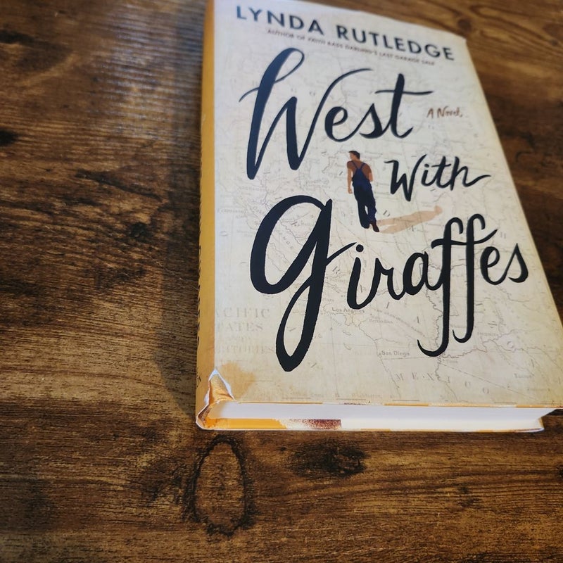 West with Giraffes by Lynda Rutledge