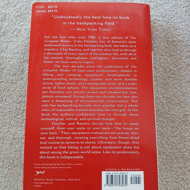 The Complete Walker IV by Colin Fletcher, Chip Rawlins, Colin Fletcher
