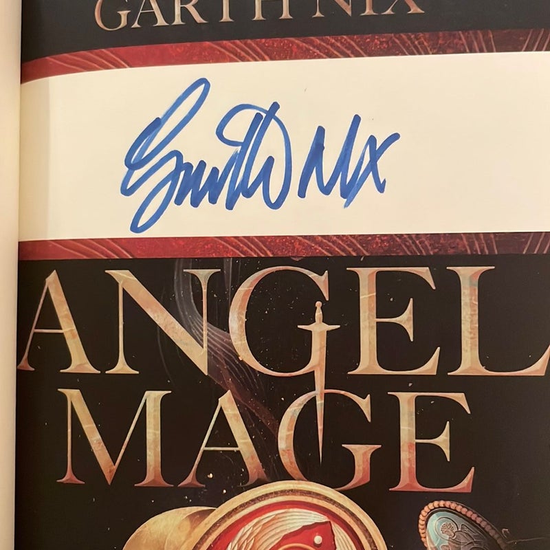 Signed: Angel Mage by Garth Nix, Hardcover | Pangobooks