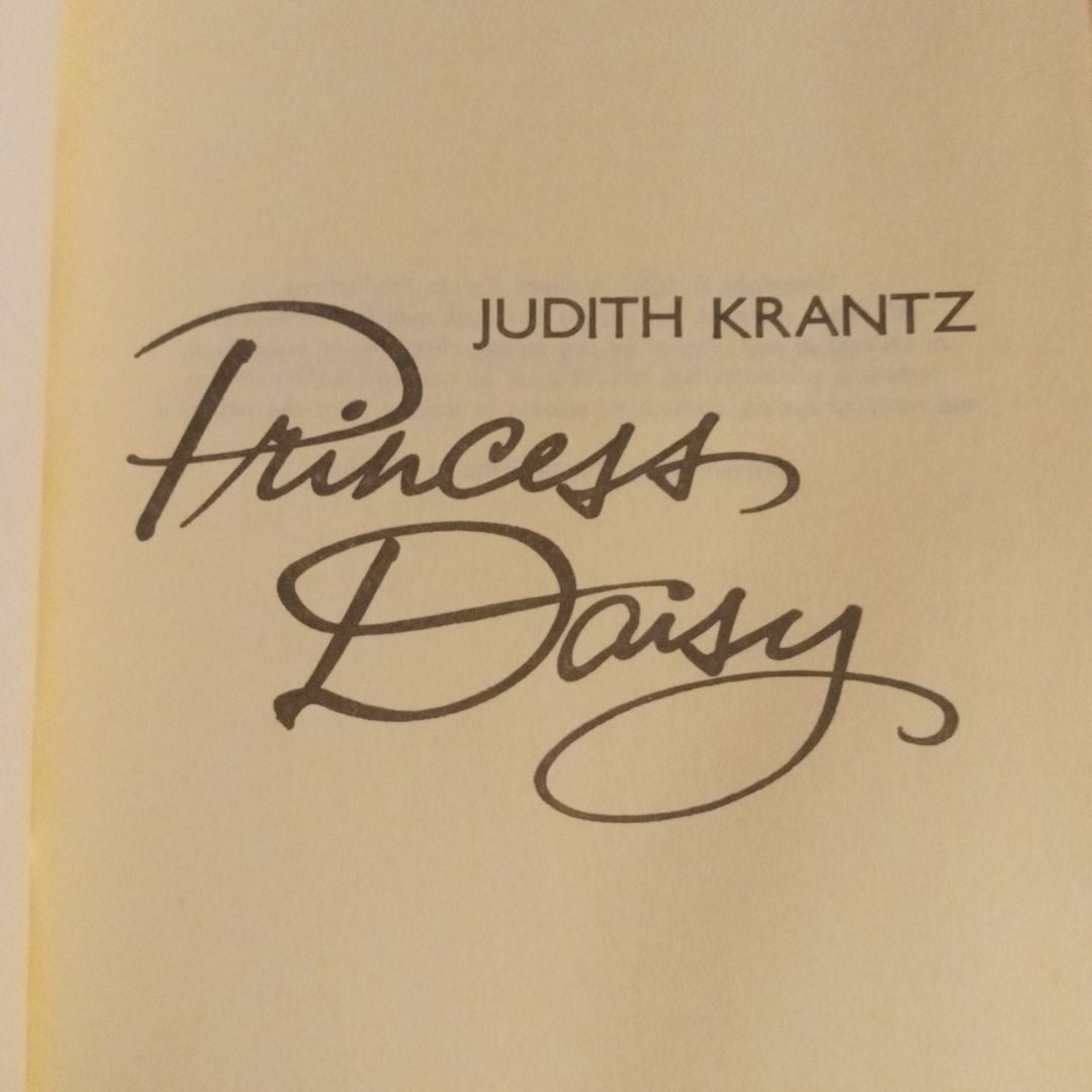 Princess Daisy by Judith Krantz, Hardcover | Pangobooks