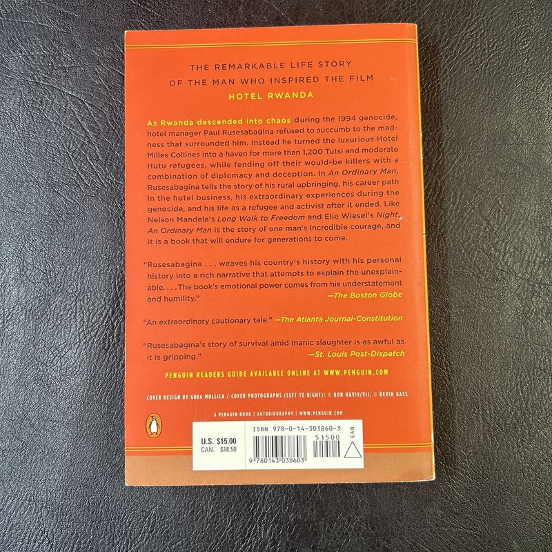 An Ordinary Man by Paul Rusesabagina, Tom Zoellner