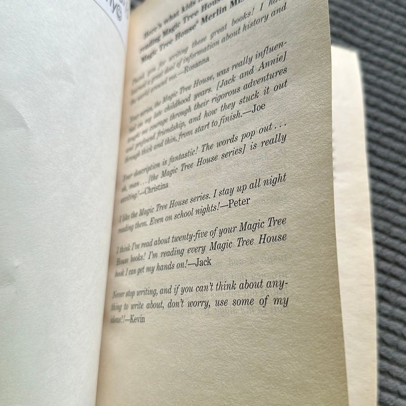 Magic Tree House #39: A Merlin Mission: Dark Day in the Deep Sea by ...