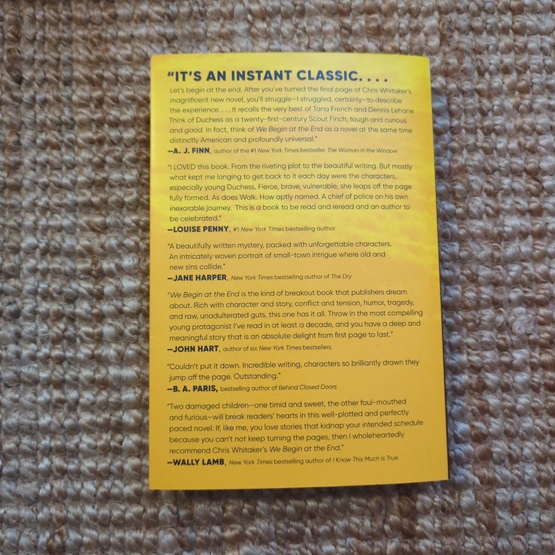 We Begin at the End ARC by Chris Whitaker , Paperback | Pangobooks